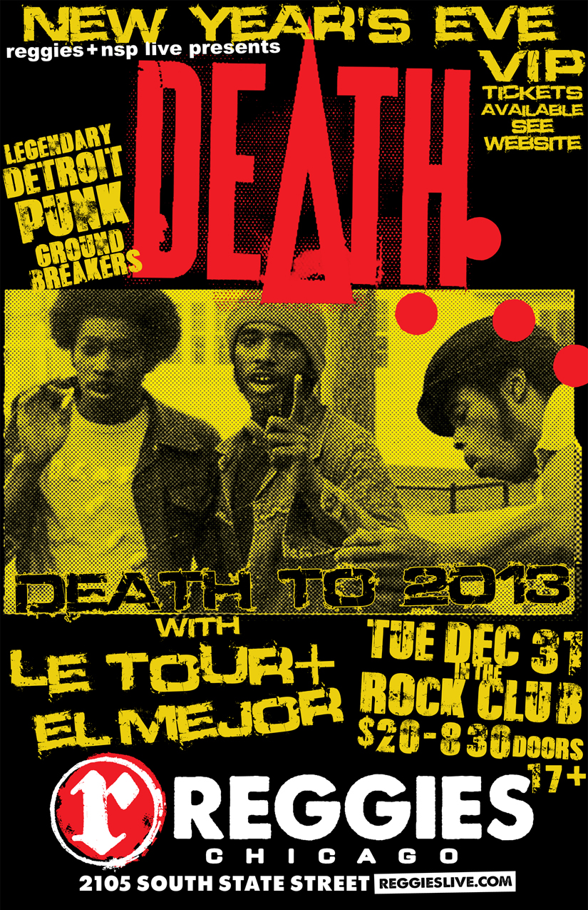 12/31/13 Staff Pick: Death - Reggies Chicago