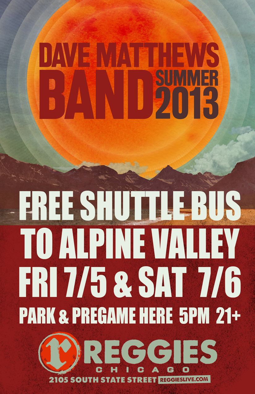 Dave Matthews Band Posters Alpine Valley