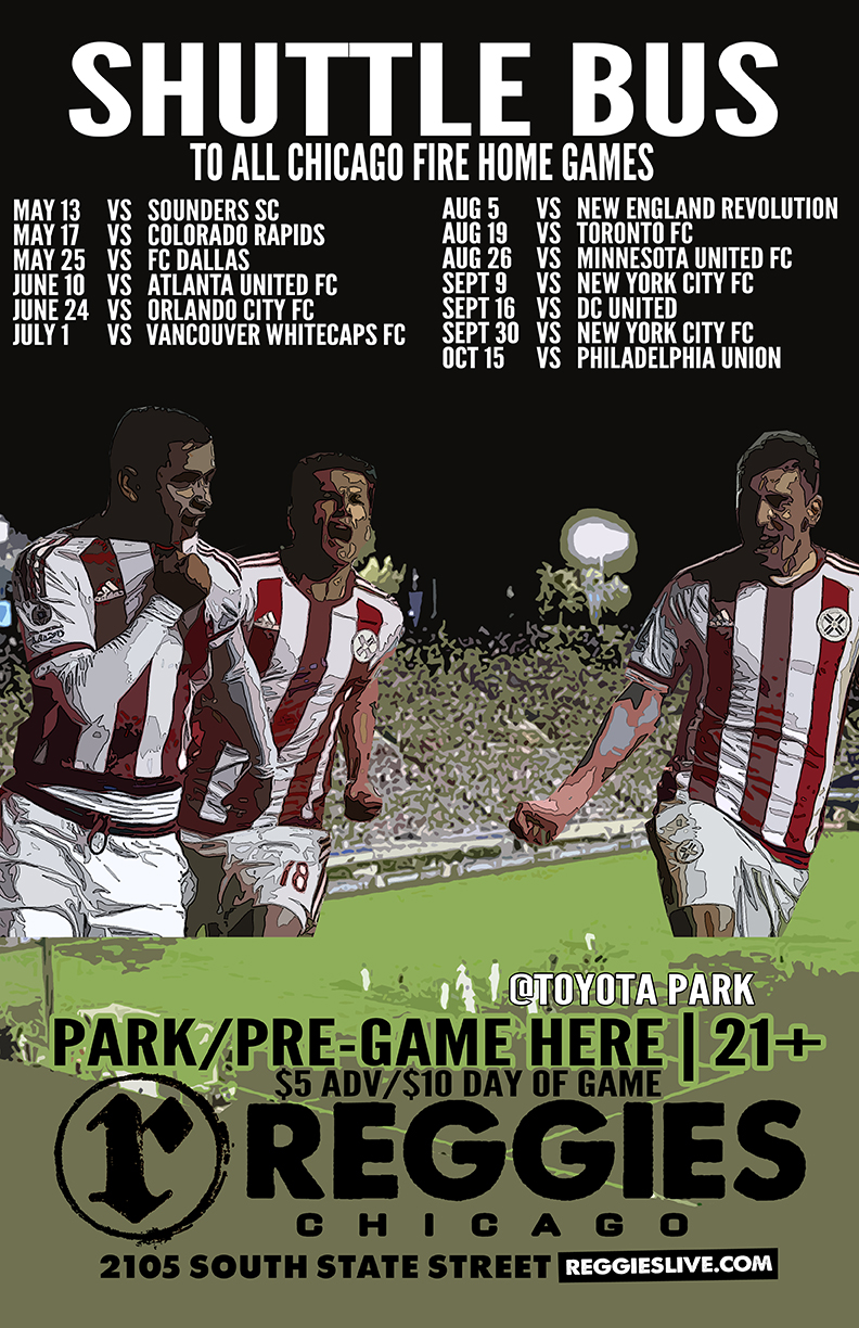 CHICAGO FIRE SHUTTLE - Reggies Chicago